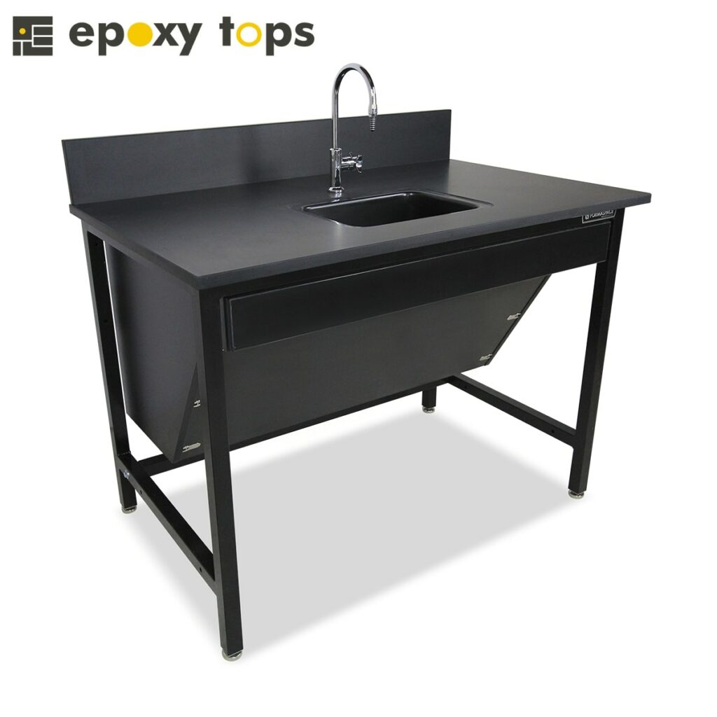 ADA Compliant Lab Bench With Sink - Epoxytops