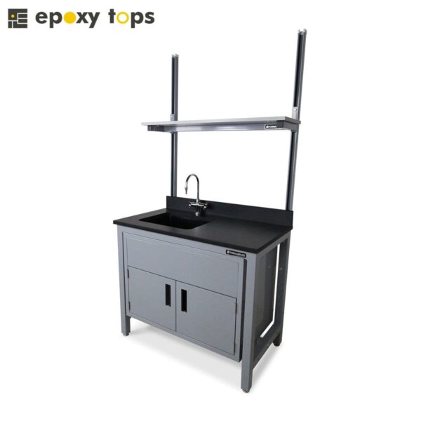 Chemical Resistant Sink Bench For Wet Lab - Epoxytops