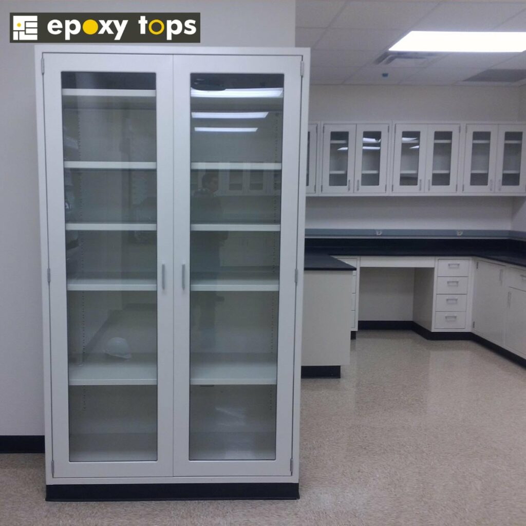 Epoxy Casework With Steel Cabinets - Epoxytops