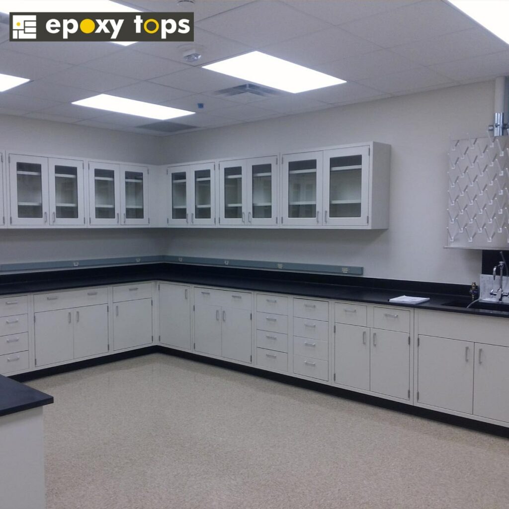 Epoxy Casework With Steel Cabinets - Epoxytops
