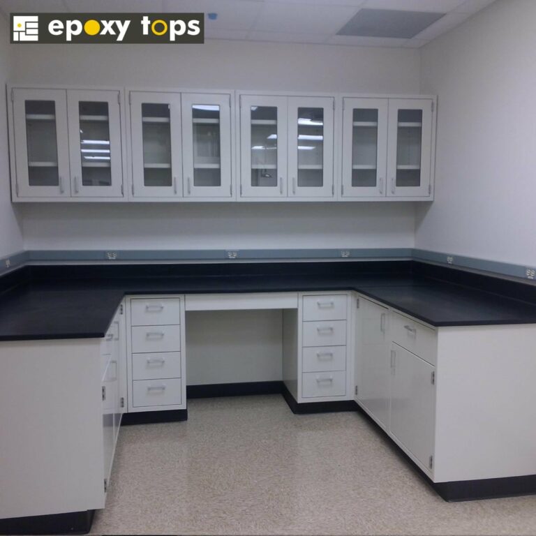 Epoxy Casework With Steel Cabinets - Epoxytops
