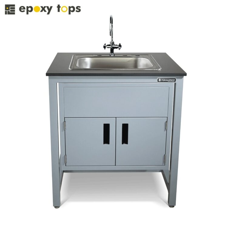 Laboratory Sink And Locking Cabinets - Epoxytops