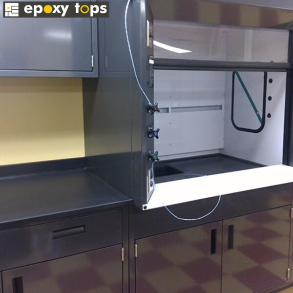 Epoxy Casework With Upper Cabinets - Epoxytops